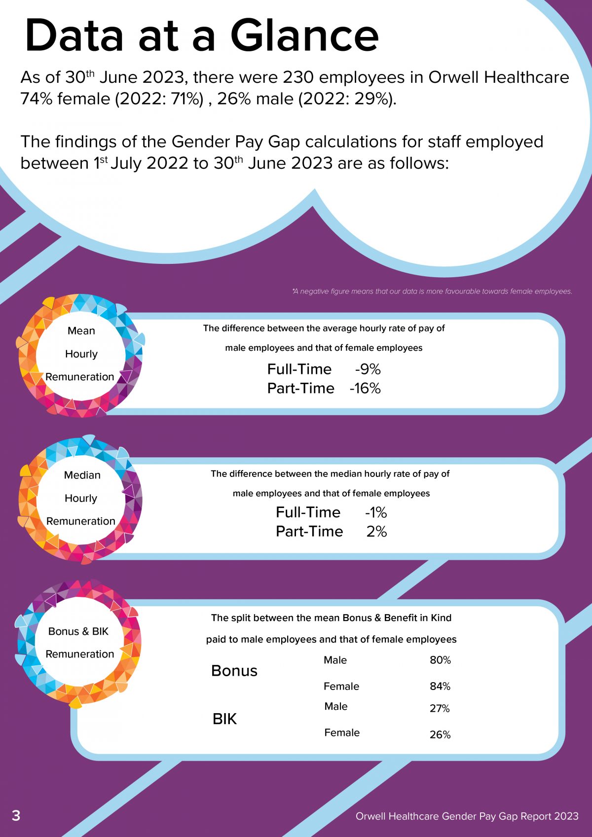 Gender Pay Gap Report 2023 - Orwell Healthcare